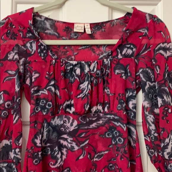 Johnny Heaven | Tops | Johnny Heaven Semi Sheer Top M | Poshmark